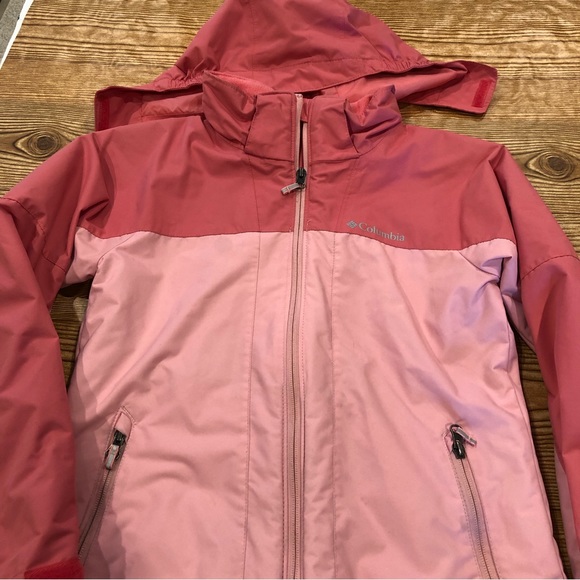 Columbia | Jackets & Coats | Med 12 Girls Pink Columbia Jacket With ...